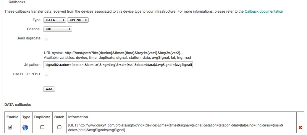 Using Sigfox Callback Api To Create Your Own Application The Iot