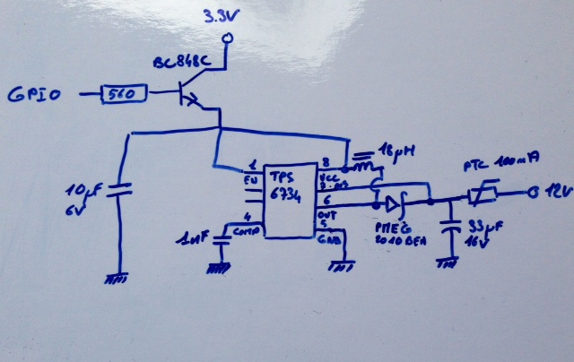 Create a controlled 12V output for Raspberry Pi | disk91.com – the IoT blog