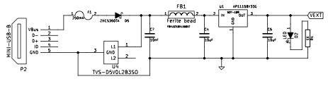Make an USB power supply with backup battery | disk91.com – the IoT blog